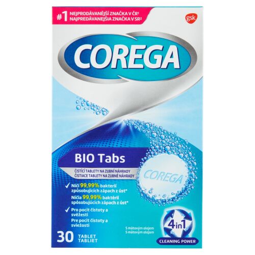 Tablete de curățare pentru proteze Corega Glaxo Smithkline Bio Tabs ...