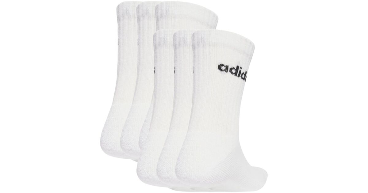 6 pár Adidas Linear Crew Cushioned zokni szett, 37-39 | Pepita.hu