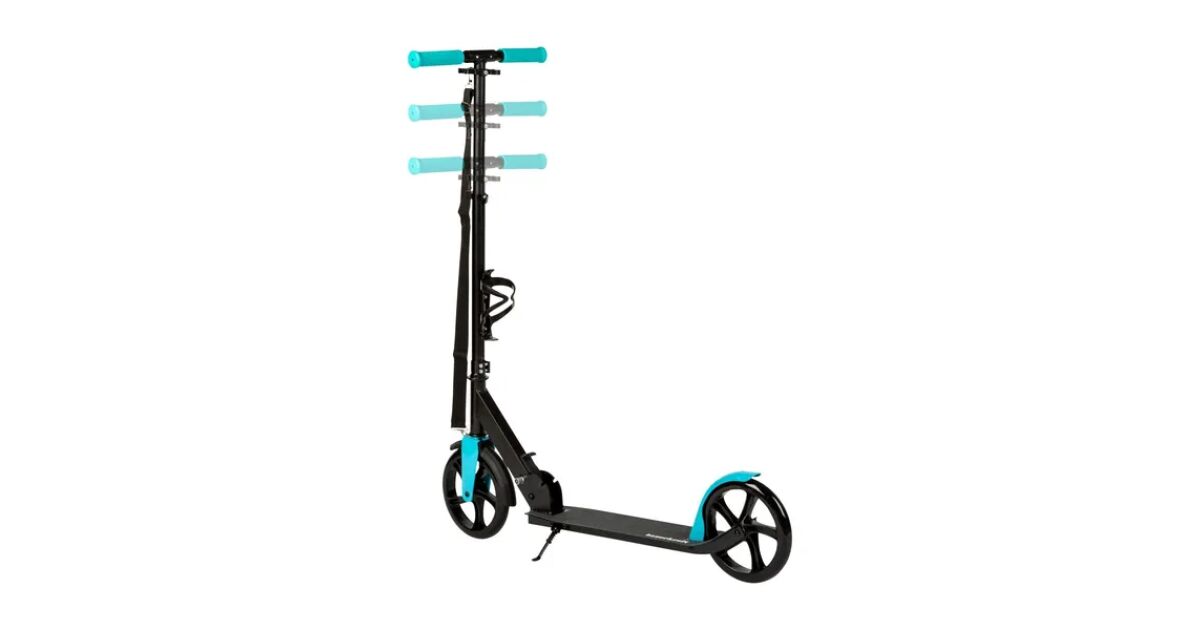 Összecsukható városi roller 200 mm kerekekkel, 91–101 cm állítható ...
