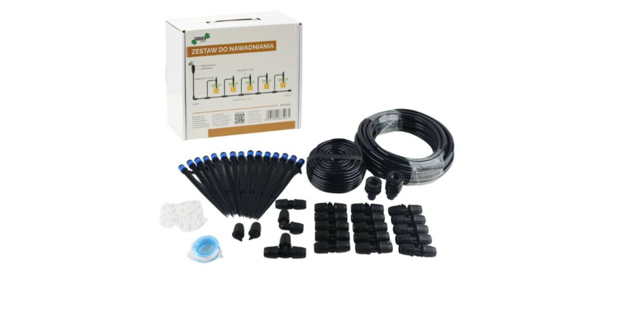 Kit de irigare prin picurare cu 15 duze de pulverizare | Pepita.com