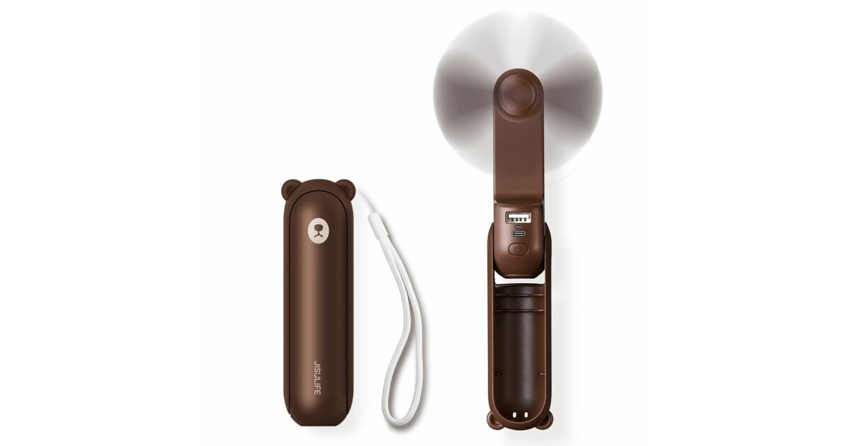 Jisulife kézi ventilátor Life8 Plus hordozható USB ventilátor külső ...