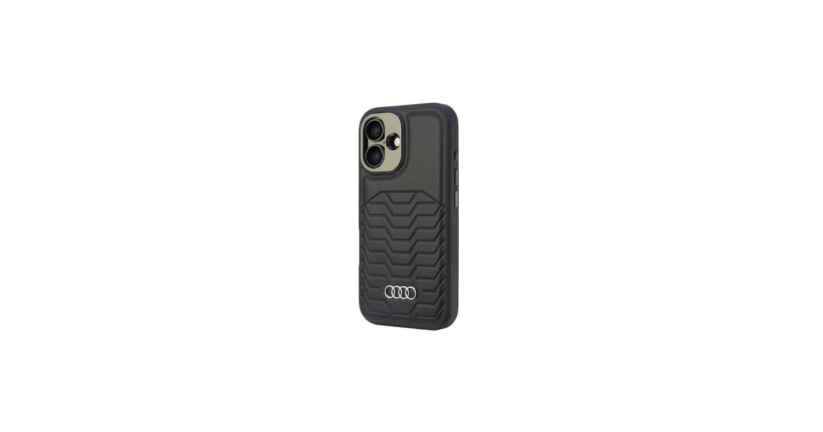 Audi Synthetic Leather MagSafe iPhone 16 Plus 6.7 készülékhez fekete ...