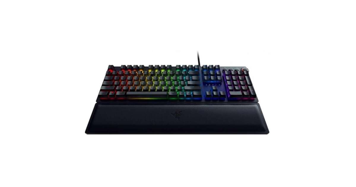 Razer huntsman elite mechanikus (opto) gamer billentyűzet, fekete ...