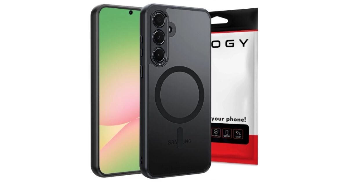 Samsung Galaxy A56 5G tok, védő telefontok, Alogy matt HybridMag™ tok ...