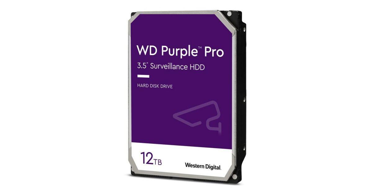 Pevný disk, WD, 12 TB, 3,5, SATA, 7200 ot./min, WD Purple Pro | Pepita.com