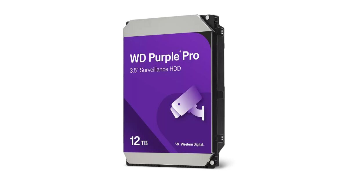 Pevný disk, WD, 12 TB, 3,5, SATA, 7200 ot./min, WD Purple Pro | Pepita.com