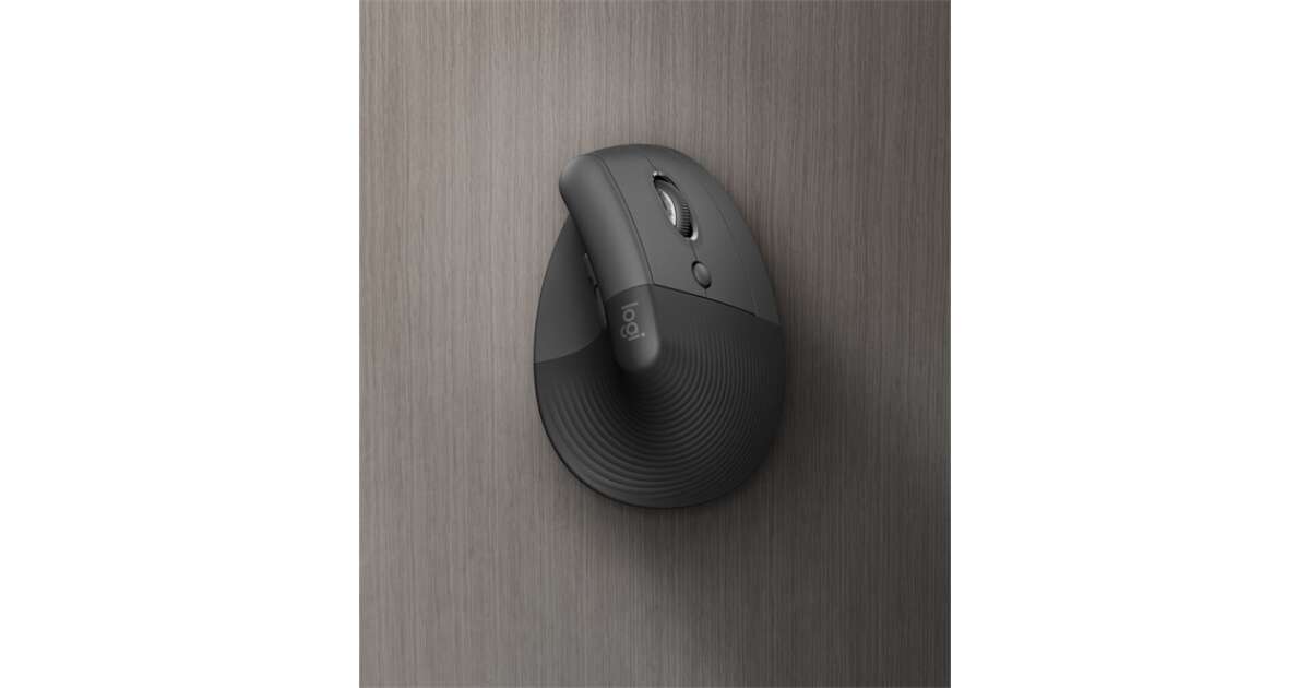 Logitech mouse - lift vertical ergonomic bluetooth optic, gri grafit ...