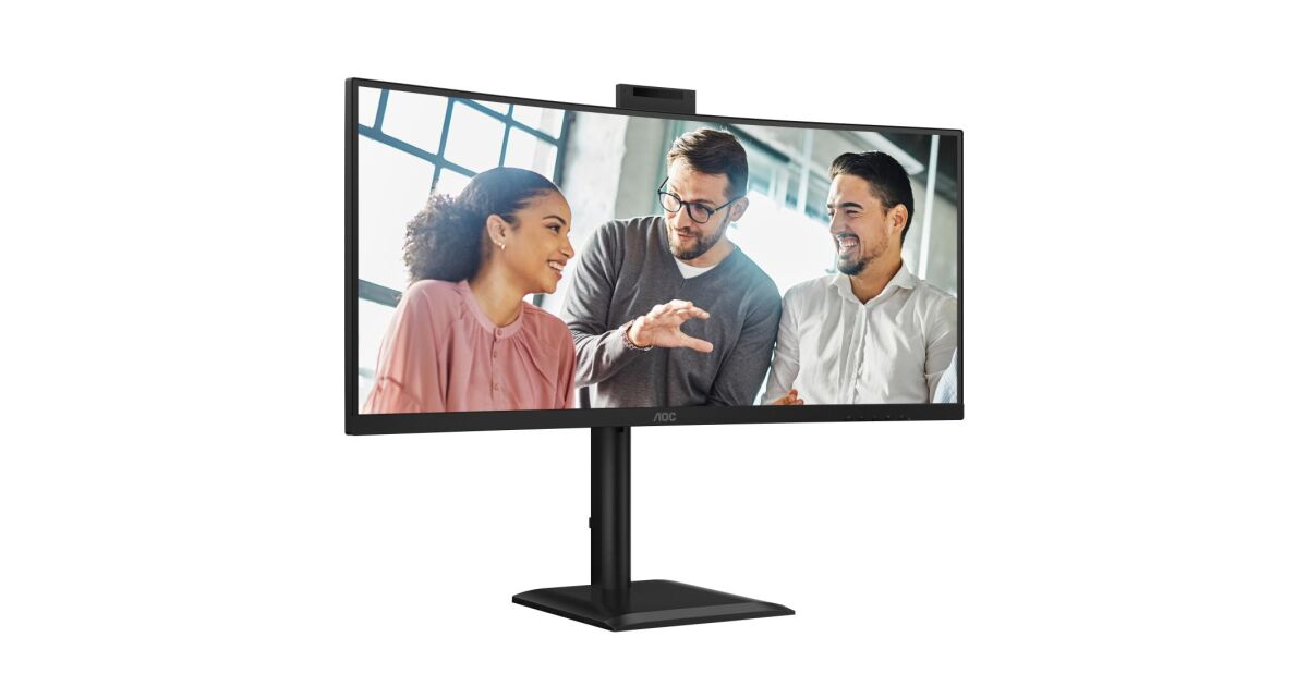 AOC 34inch 3440x1440 120HZ VA CURVED H/A 180 MM USB-C DOCKING Daisy ...
