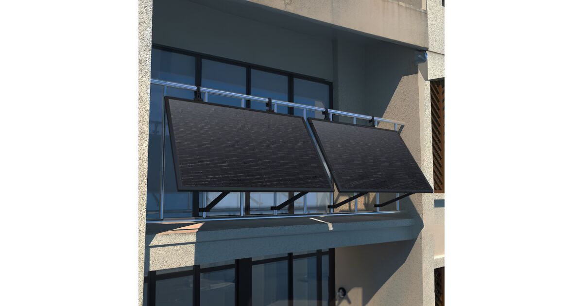 Erkélyes fotovoltaikus panel konzol | Pepita.hu