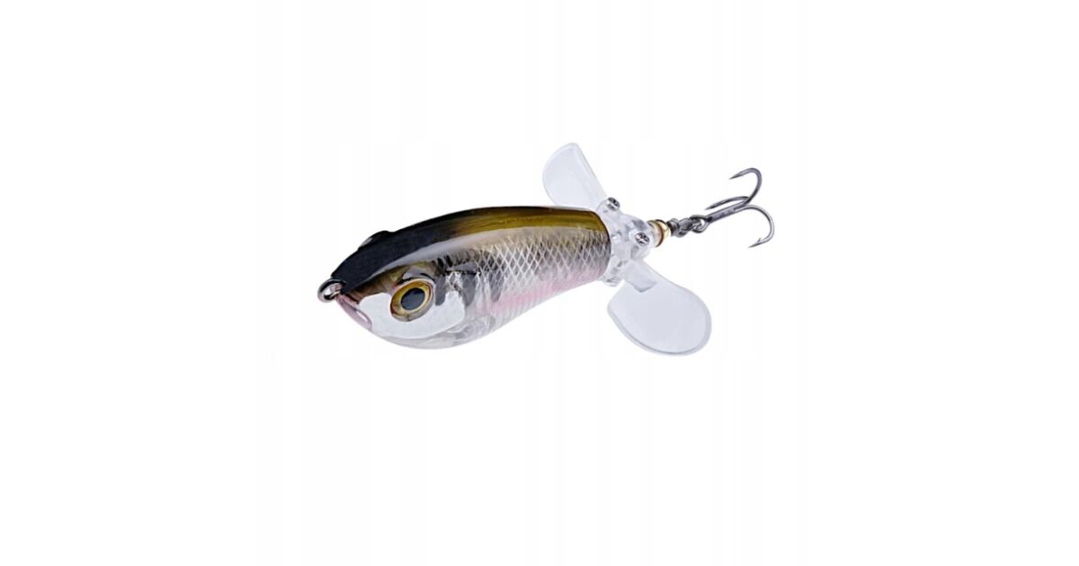 Wobbler horgászcsali csuka harcsa popper flopper whopper forgó 9g ...