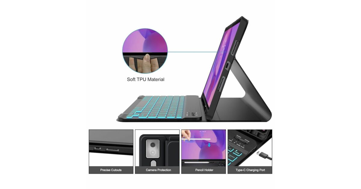 Tech-Protect SC tolltok Lenovo Idea Tab Pro / Pro Mt 12.7 TB-373 ...