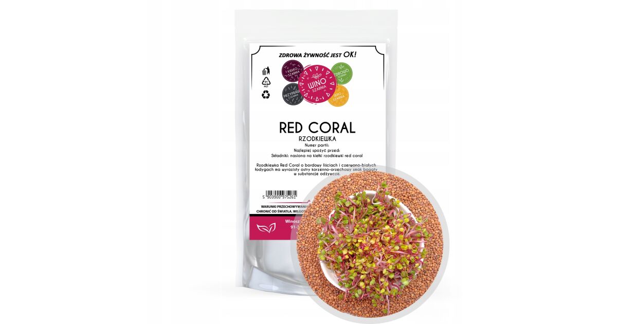 Vörös korall retek - csírázó magvak 50g | Pepita.hu
