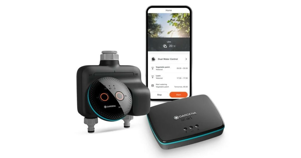 Gardena smart Dual Bewässerungscomputer Set | Pepita.com