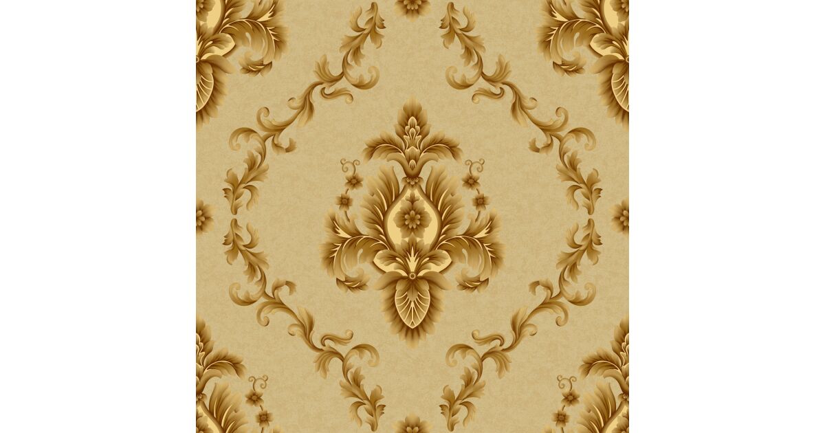 Tapet vinil Zara Baroque maro | Pepita.com