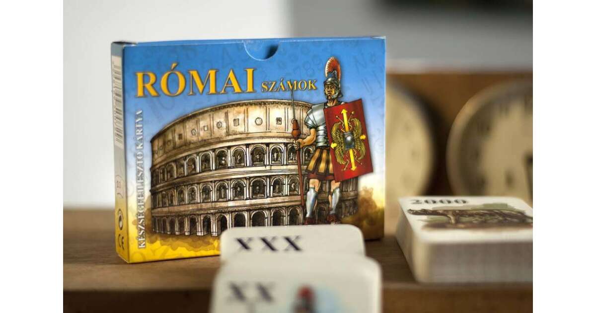 Római számok - készségfejlesztő kártyajáték | Pepita.hu