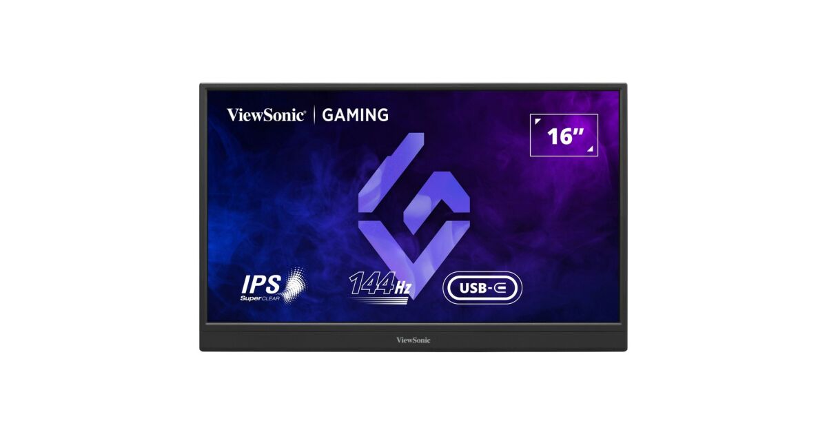 ViewSonic VX1654 Tragbarer Gaming-Monitor LED IPS, 16 Zoll, Full HD ...