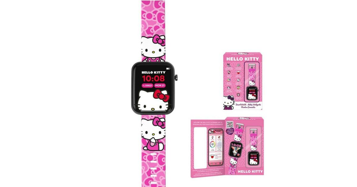 Inteligentné hodinky Hello Kitty Pink | Pepita.com