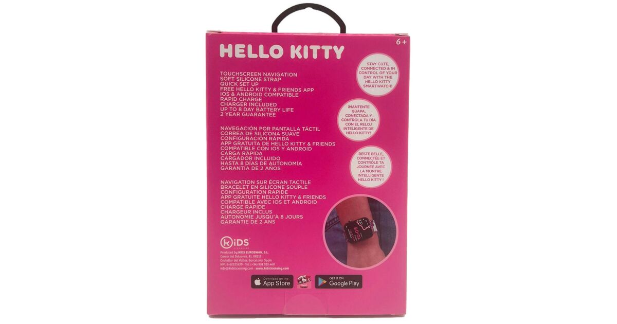 Inteligentné hodinky Hello Kitty Pink | Pepita.com