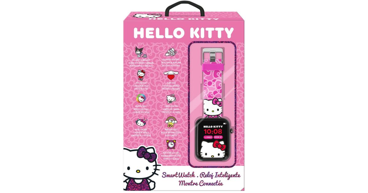 Inteligentné hodinky Hello Kitty Pink | Pepita.com