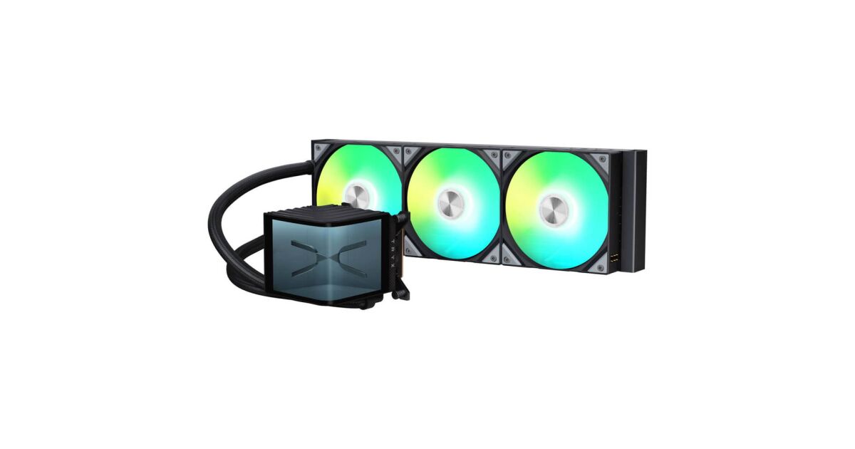 TRYX Panorama ARGB 360 AiO Wasserkühlung, 6,67 Zoll AMOLED-Display, 360 ...