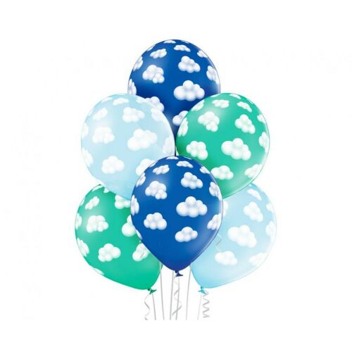 Balóny Cloud Fluffy Clouds Boy, 6 ks, 12 palcov (30 cm) | Pepita.com