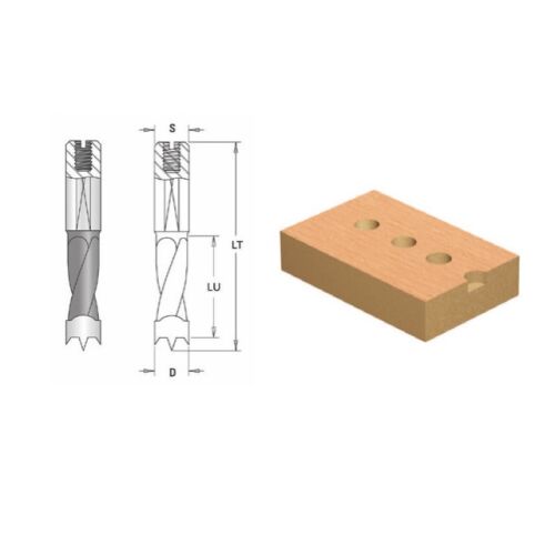 CMS zsákfurat fúrószár, D12x43x70, Z2+2, lapított hengeres szárral ...
