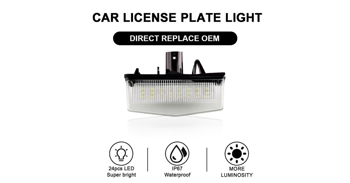 Lampi LED Numar Inmatriculare 18SMD 6500K Plug & Play Canbus Fara ...