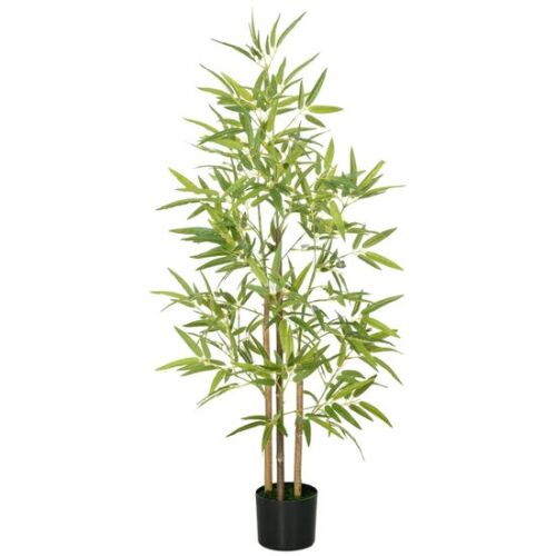 Planta artificiala, bambus cu ghiveci, verde, 15x120 cm | Pepita.com