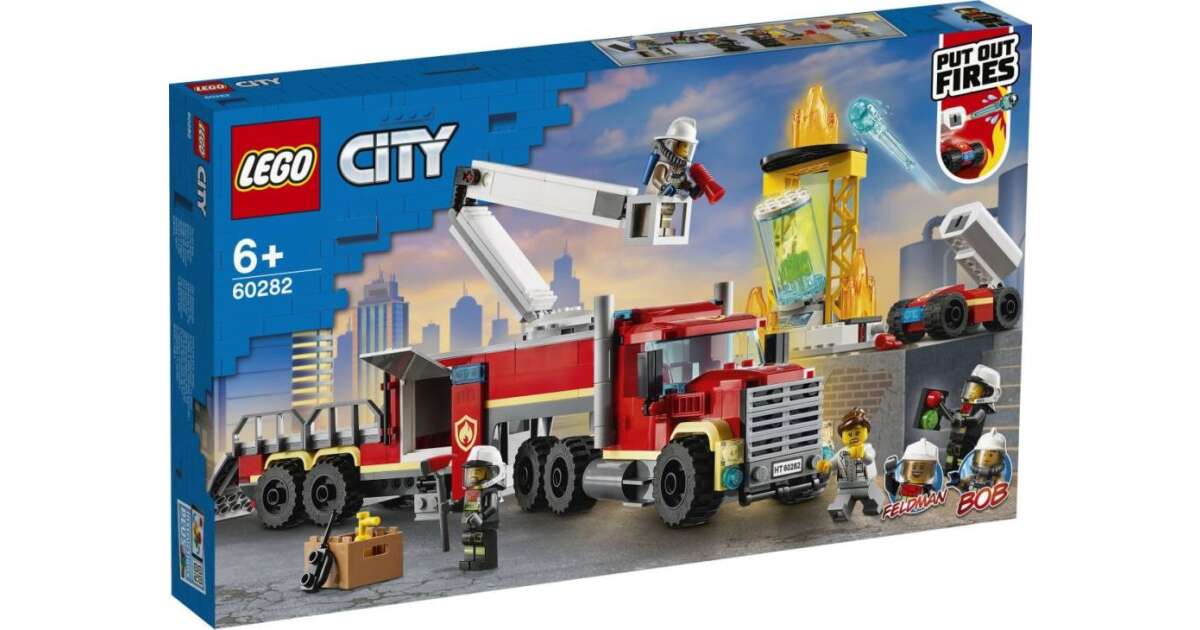 Lego - City 60282 - Tűzvédelmi egység, építőjáték | Pepita.hu