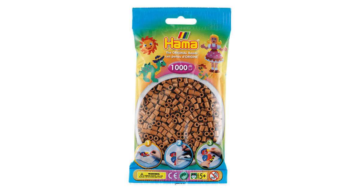 Hama vasalható gyöngy - 1000 db-os nugát színű Midi 20776 | Pepita.hu