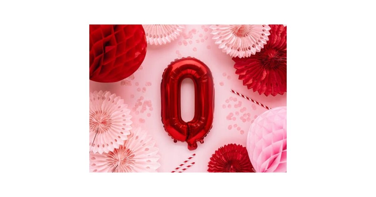 Balon folie litera 'O', Alista Home, 40 cm, umflat cu heliu sau aer ...