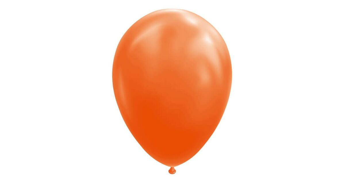 12er Ballon-Set, Alista Home, aus Standard-Latex, 13 cm, Orange ...