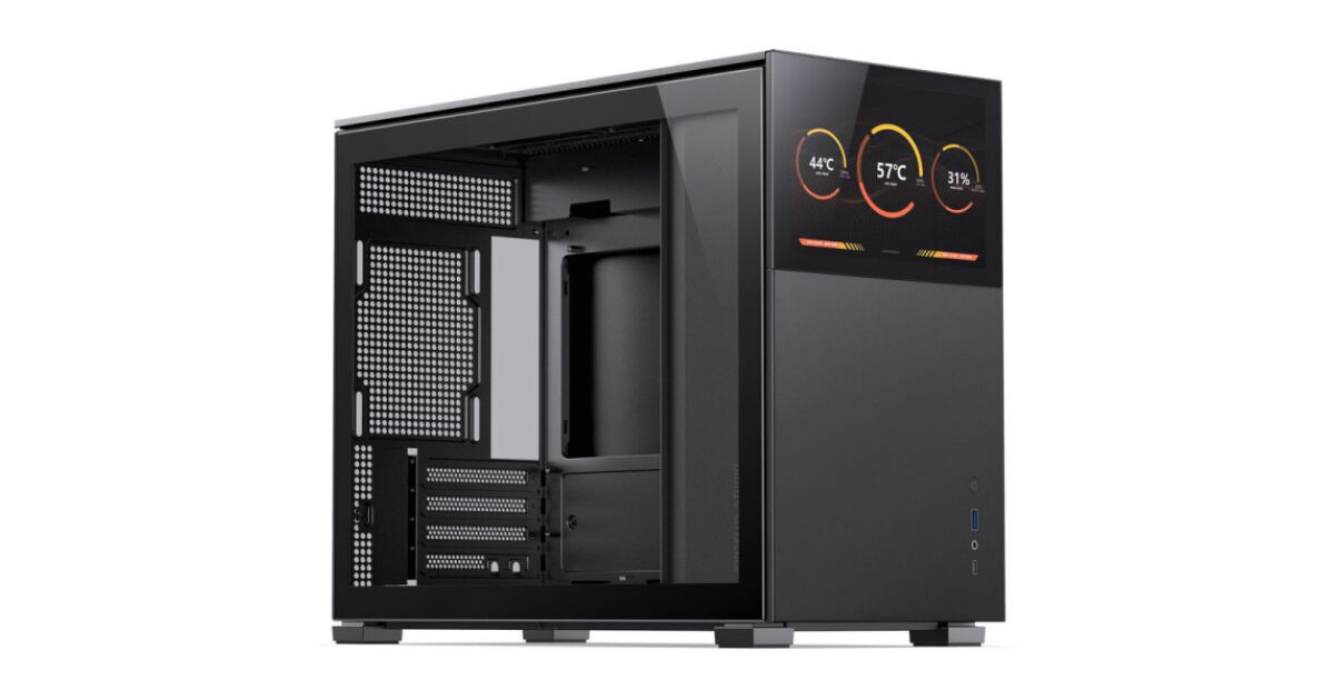 Компютърна кутия Jonsbo D31 Screen TG, Черен, Mini Tower | Pepita.com
