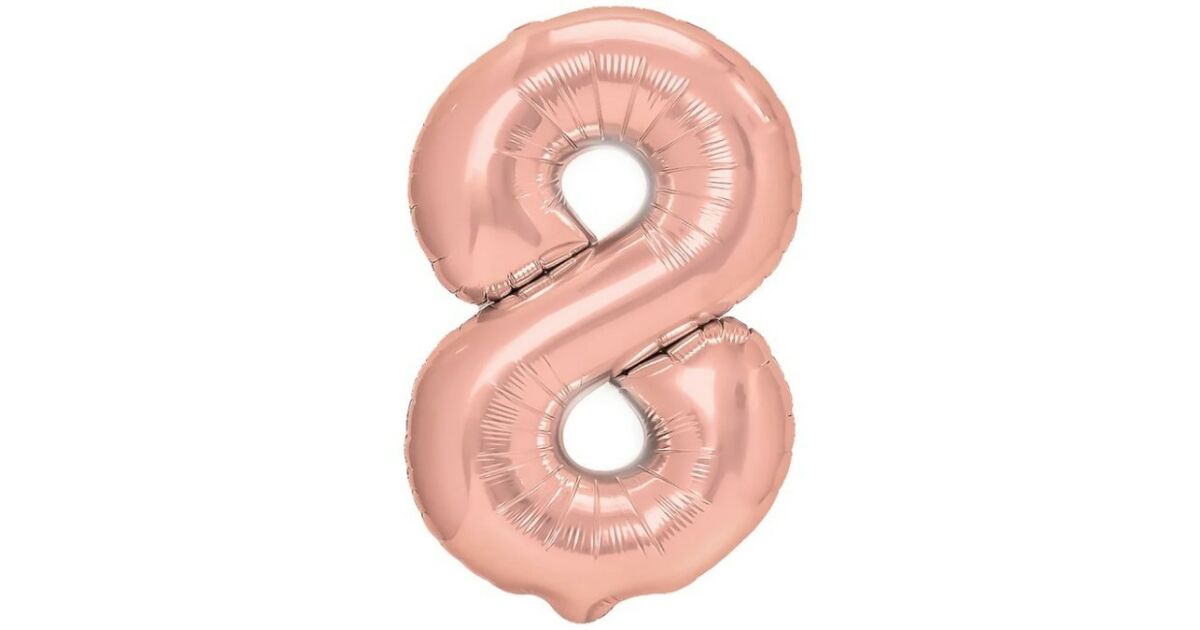 Alista Home Fólia Lufi, Szám Figura, Születésnapi Motívum 80 cm, Egyedi ...