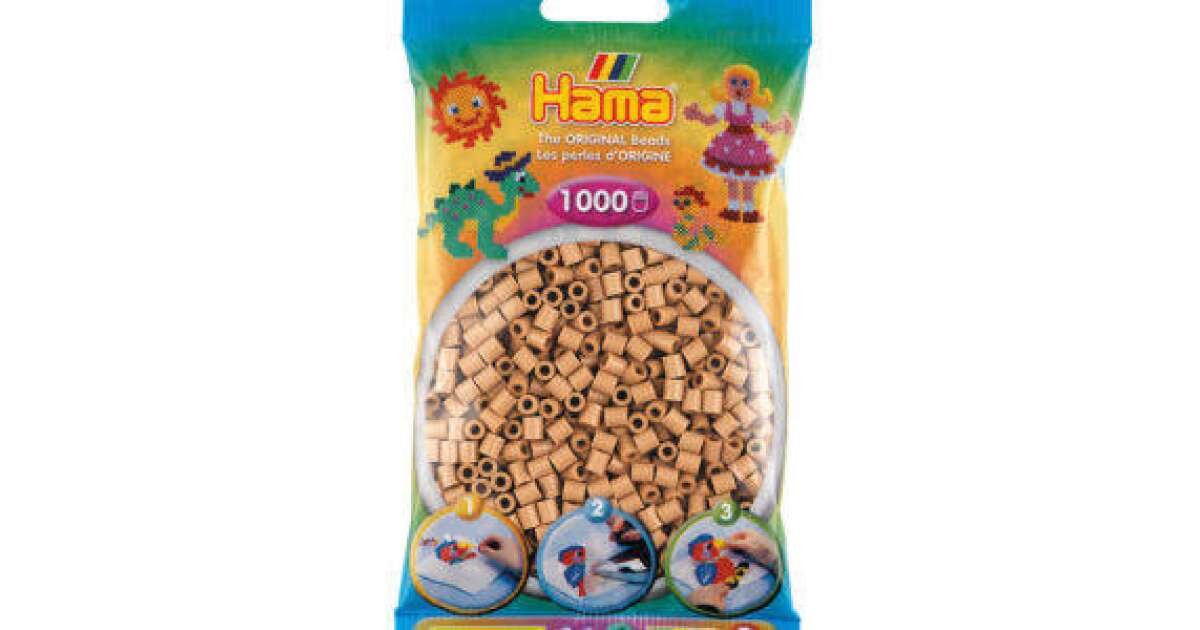 Hama vasalható gyöngy - 1000 db-os Középbarna színű Midi 20775 | Pepita.hu