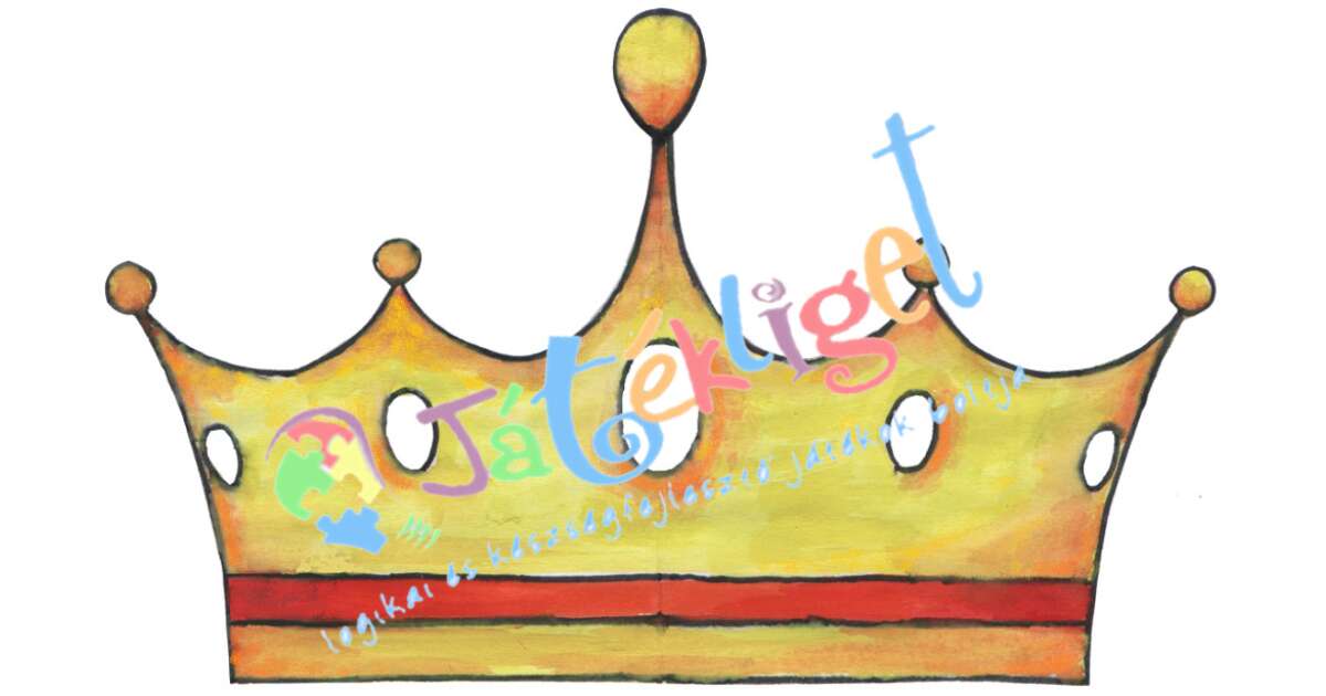 Egyedi, rajzolt Korona vasalós ovis jel - 2x2 43973323