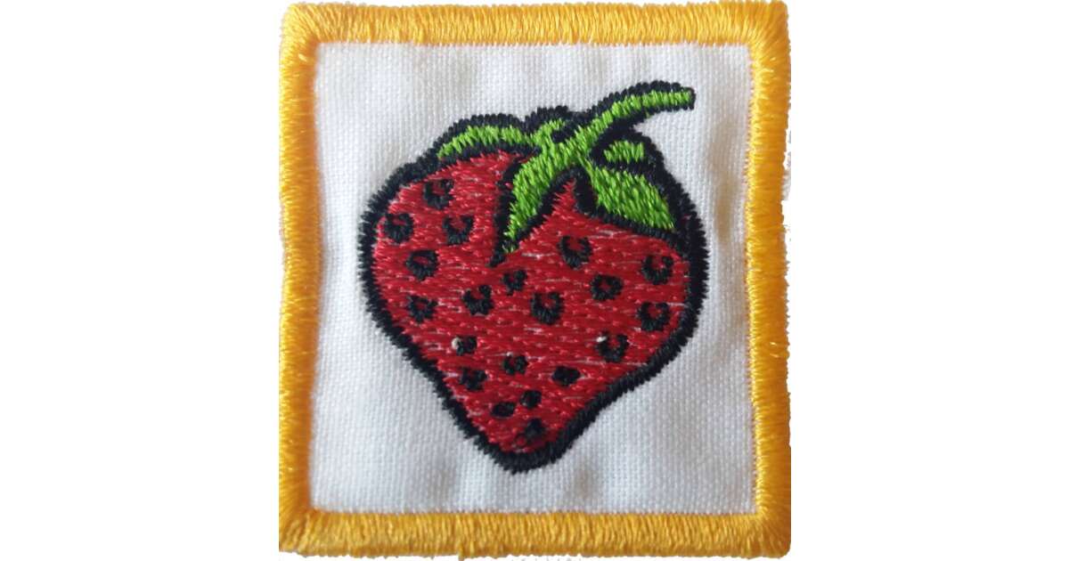 Ovis jel - Hímzett - Eper | Pepita.hu