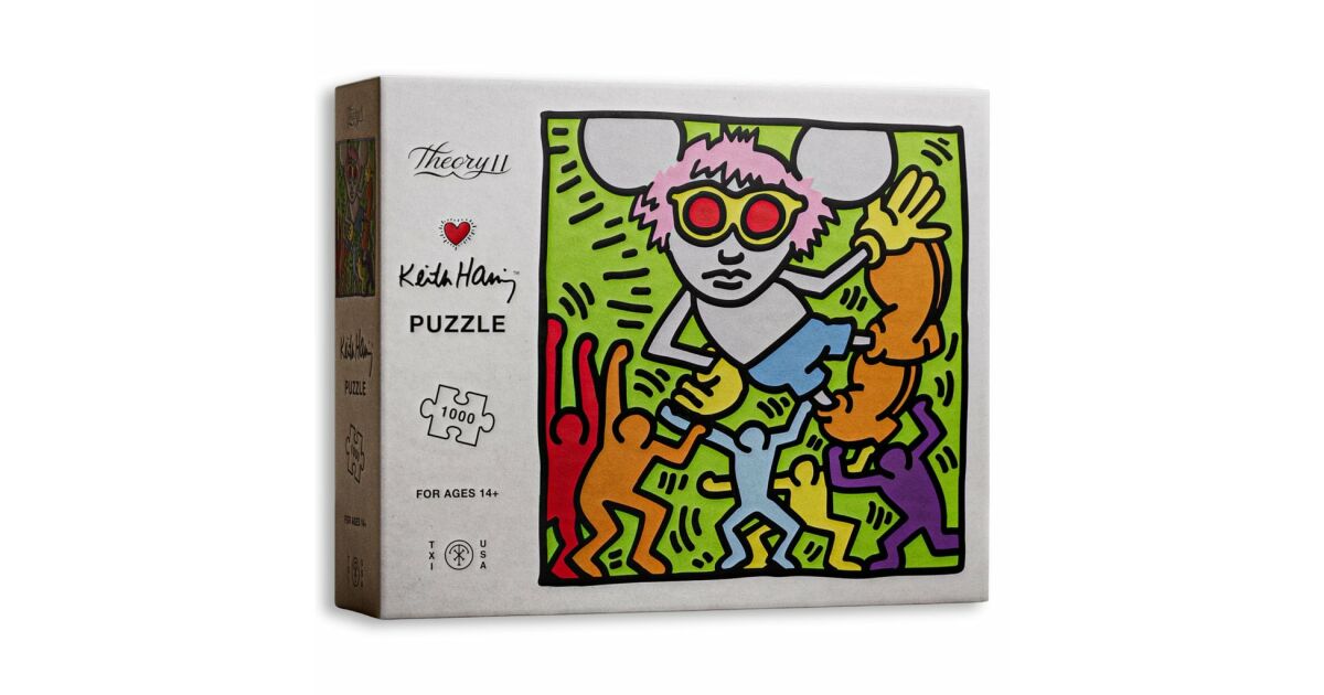 Puzzle 1000 Elementów Theory11 – Keith Haring Andy Mouse Edition ...