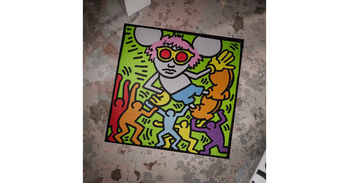 Puzzle 1000 Elementów Theory11 – Keith Haring Andy Mouse Edition ...