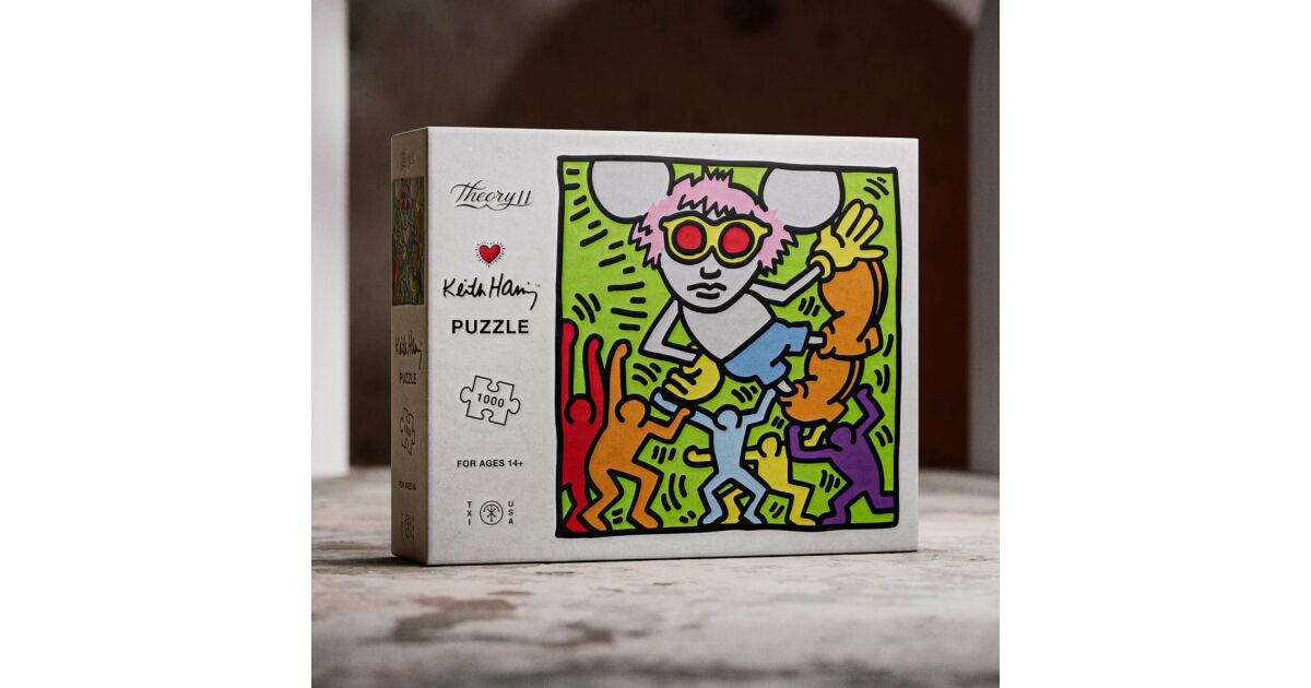 Puzzle 1000 Elementów Theory11 – Keith Haring Andy Mouse Edition ...