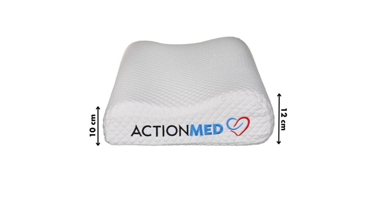 ActionMed PO100AM Memóriahabos Ortopédiai párna 30 x 50 cm - Fehér ...