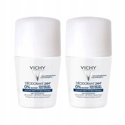 Vichy Dry Touch érzékeny bőrre 2 x 50 ml roll-on dezodor | Pepita.hu