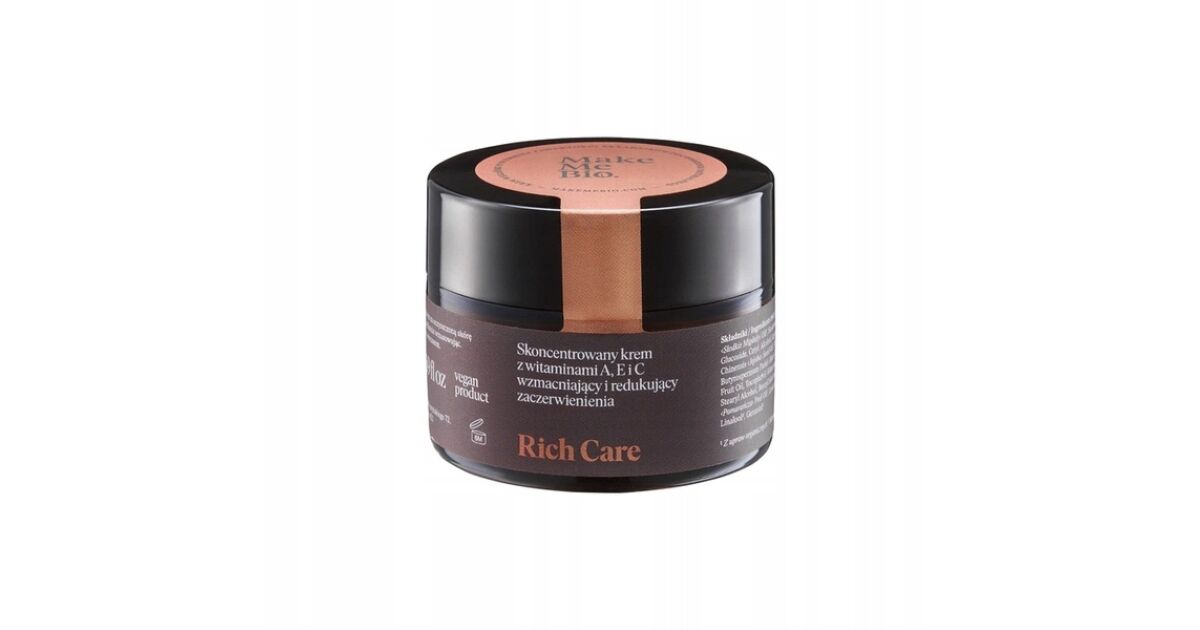 MAKE ME BIO Rich Care krém A-, E- és C-vitaminnal, erősíti a bőrt és ...