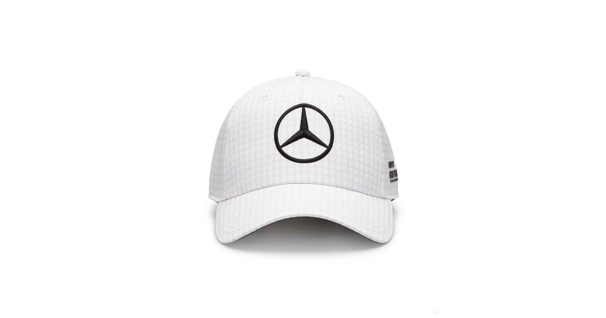 Czapka z daszkiem Mercedes Zespół Lewis Hamilton Col Driver, biała ...
