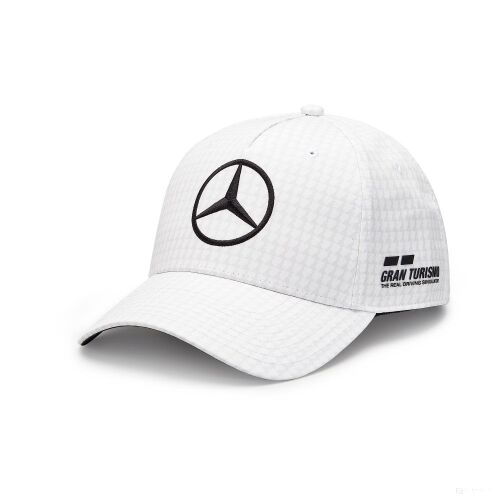 Czapka z daszkiem Mercedes Zespół Lewis Hamilton Col Driver, biała ...