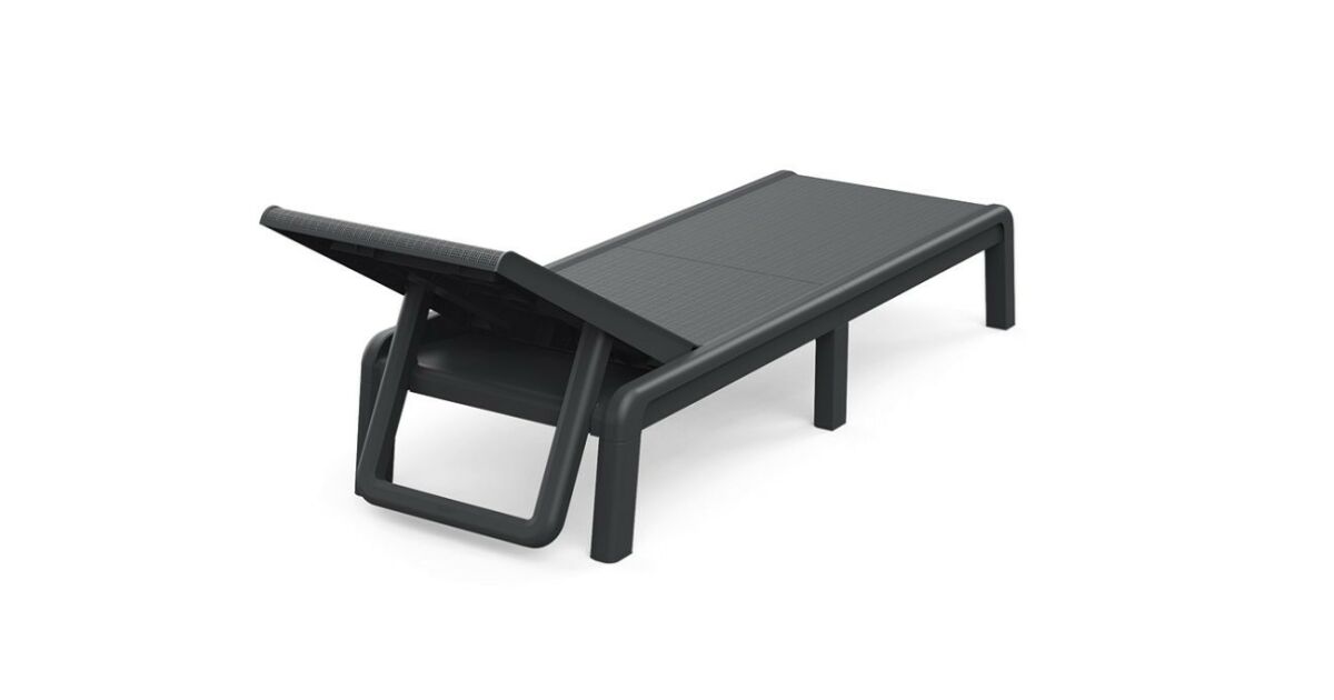 Șezlong Keter Atlas gri grafit | Pepita.com