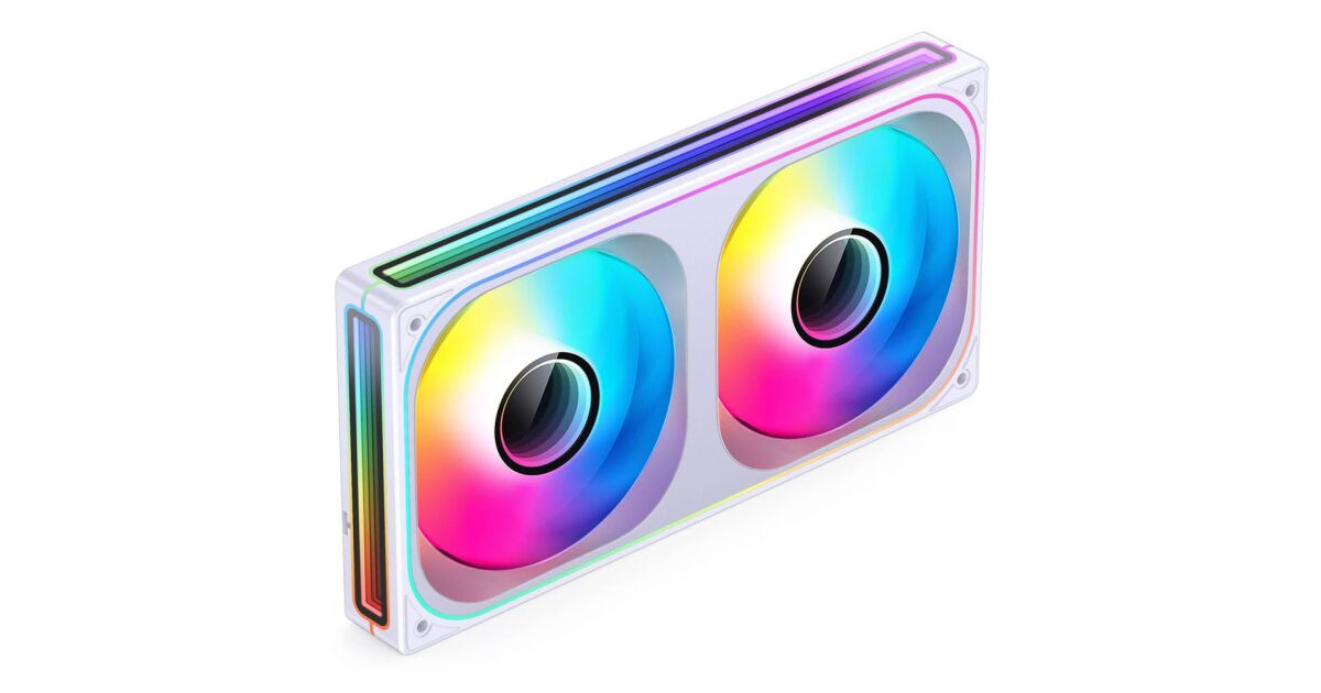 Gehäuselüfter Jonsbo ZB-240, umgekehrter Luftstrom, Infinity Mirror ...