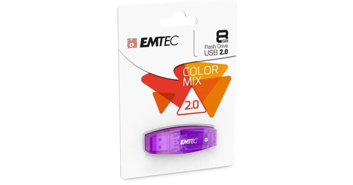 EMTEC "C410 Color" 8GB USB 2.0 lila Pendrive | Pepita.hu