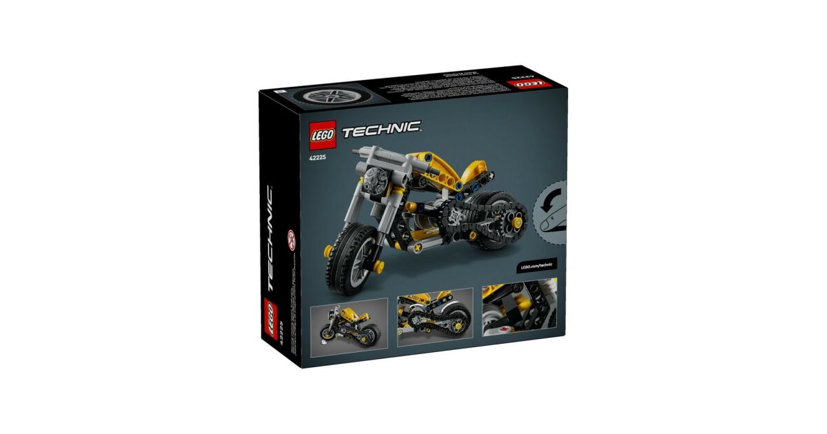 LEGO Technic 42225 Żółty motocykl | Pepita.com