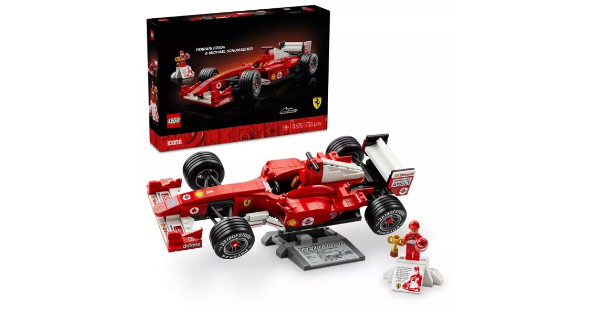 LEGO® Icons 11375 Ferrari F2004 és Michael Schumacher | Pepita.hu